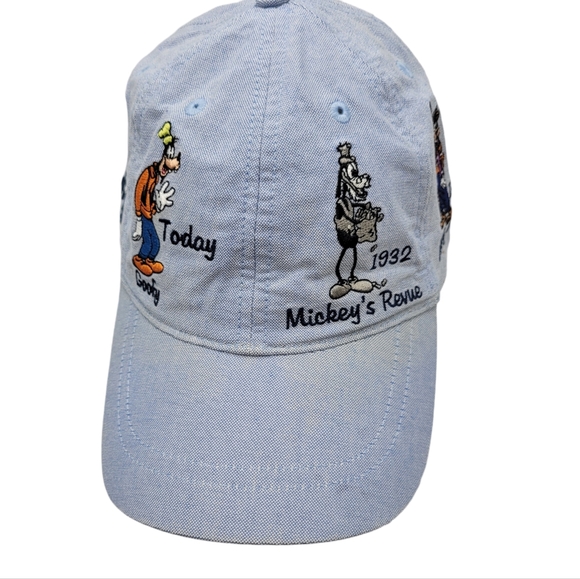 Disney | Accessories | Disney Parks Embroidered Goofy Timeline Denim ...